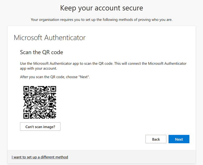 Microsoft Authenticator Setup – Hanover Scotland